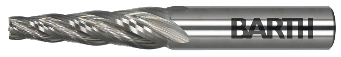 Conical solid carbide end mill | Barth Schleiftechnik GmbH